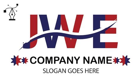 Premium Vector Jwe Letter Logo