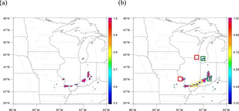 Predicted Convective Regions By The Model Using A Threshold Of A 05
