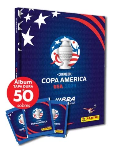 Kit álbum Copa América USA Panini tapa dura packs de laminás en caja MercadoLibre