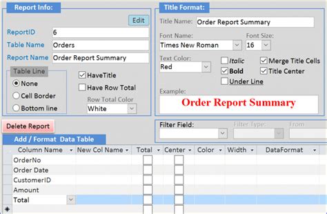Report Generator To Excel IAccessWorld Com