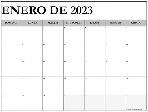 Calendario Enero Para Imprimir Gratis Images And Photos Finder