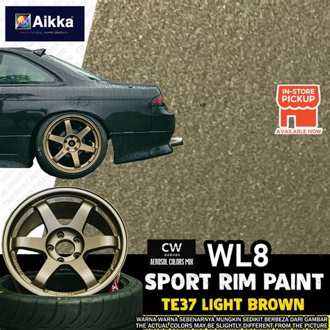 Te37 Light Brown Sport Rim Paint Wl8 Aikka Motor Car Color 400ml