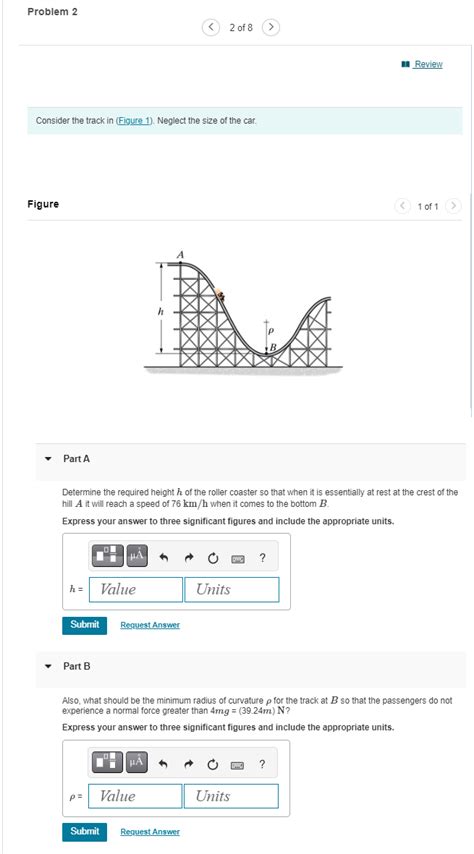 Solved Consider The Track In Figure Neglect The Size Of Chegg