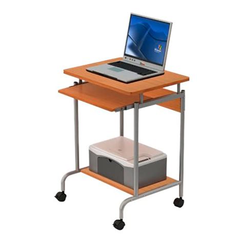 Techly Kompakt Computer Arbejdsstation 75cm Træ 585 DKK