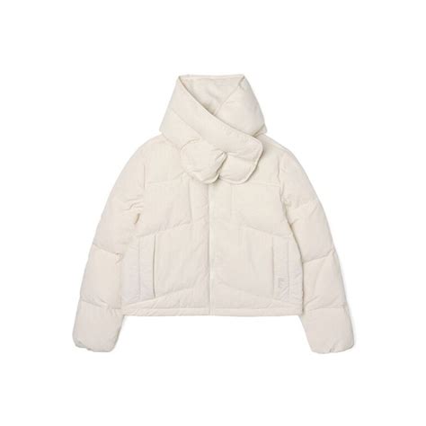 남여공용 시보리 웰론 사선라인 패딩 점퍼 Cream Uzbuj8421 감도 깊은 취향 셀렉트샵 29cm