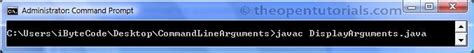 How Java Application Receive Command Line Arguments Ibytecode