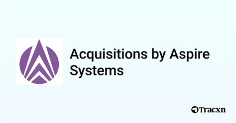 Aspire Systems Acquisitions Tracxn