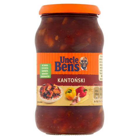 Uncle Bens Sos Kantoński 400 G Kalorie Kj I Wartości Odżywcze
