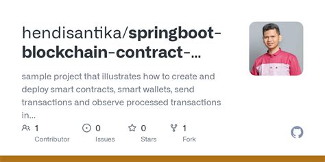 GitHub Hendisantika Springboot Blockchain Contract Sample Sample