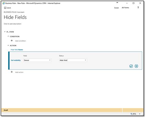 hiding side bar fields in the crm 2016 interactive service hub