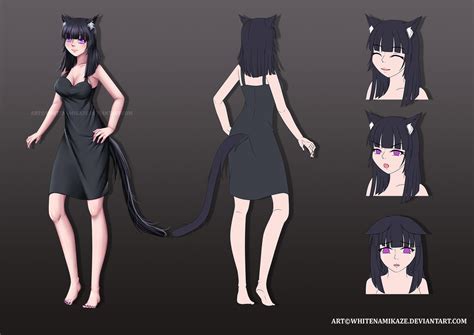 Commission Catgirl Character Sheet By Whitenamikaze On Deviantart
