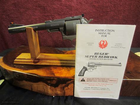 Ruger Super Redhawk 480 Ruger Caliber In The Factory Case For Sale