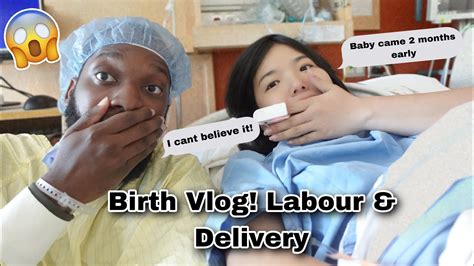 Unexpected Labour And Delivery Vlog Birth Vlog Youtube