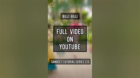 Billi Billi Jungle Entertainments Youtubeshorts Dance Billibilli