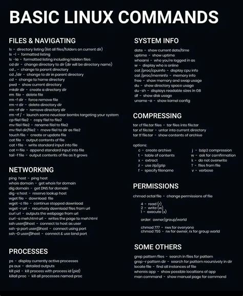 Basic Linux Commands In 2025 Learn Computer Coding Coding Tutorials Data Science Learning