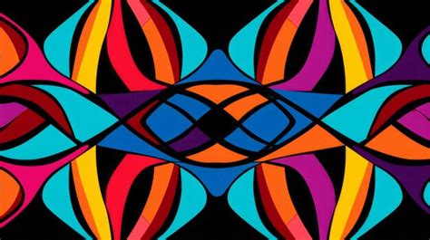 Premium Ai Image Colorful Geometric Pattern A Kaleidoscope Of Shapes And Colors