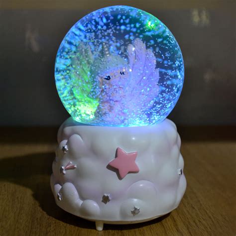 گوی موزیکال پمپی فرشته بال دار ام‌اسلایم گوی موزیکال