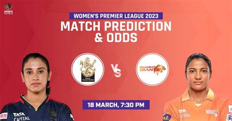 Wpl 2023 Royal Challengers Bangalore Women Vs Gujarat Giants Match