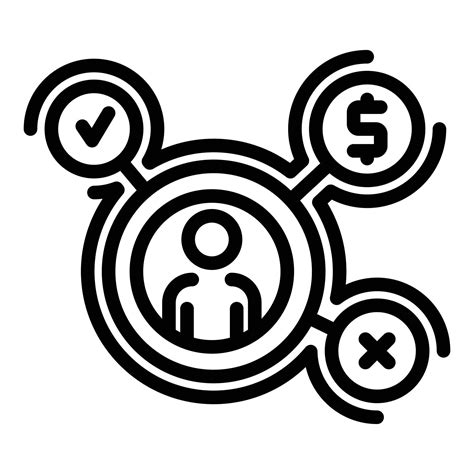 Customer Segmentation Icon Outline Style 15905337 Vector Art At Vecteezy