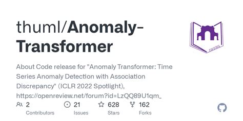issues · thuml anomaly transformer · github