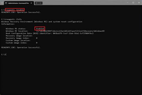 Cách bật Windows Recovery Environment WinRE trên Windows 11 và 10