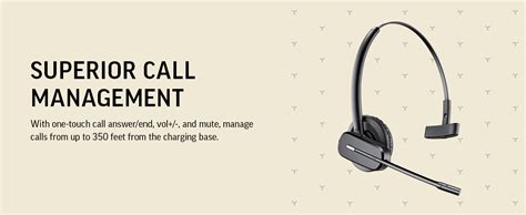 Poly Plantronics Polycom Cs540 Wireless Headset System