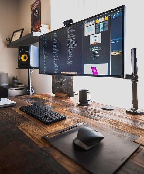 18 ideias de Setup em 2021 escritórios de casa modernos decoração quarto gamer mesa home office