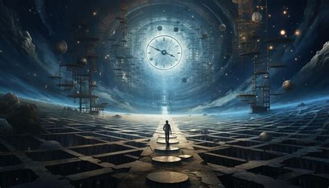 Premium Ai Image Quantum Space Time Continuum Futuristic Digital Art