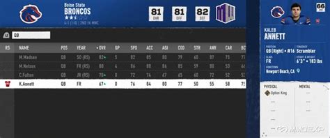 Understanding Player Progression In College Football 25