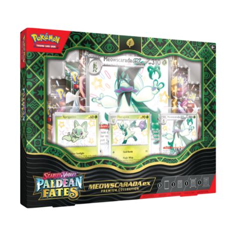 Pokemon Sv Paldean Fates Meowscarada Ex Premium Collection Deck Out