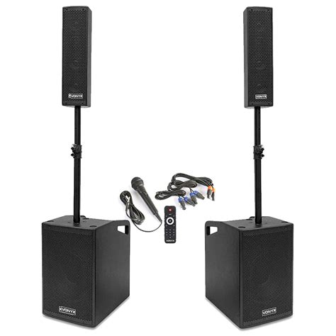 column array system vonyx vx1050bt active speaker kit 1150w