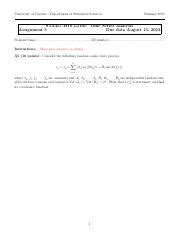Assignment3 Summer2023 Q1 1 Pdf University Of Toronto Department