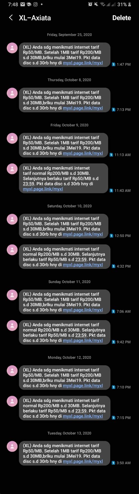 Ada Yang Tau Cara Ngeblock Sms Kaya Gini Nggak Setiap Hari Banget Dikirimnya R Indonesia