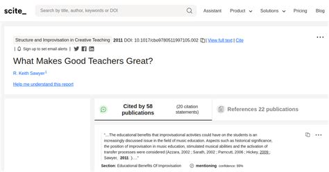 What Makes Good Teachers Great