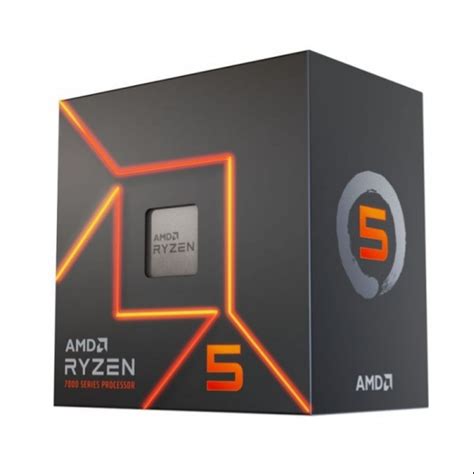 Cpu Amd Ryzen 5 7500f 3 7 Ghz Upto 5 0 Ghz 38mb 6 Cores 12 Threads 65w Am5