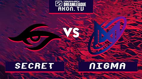 🔴dota 2 Ru Team Secret Vs Nigma Galaxy Bo3 Dreamleague Dpc Eu Tour 1