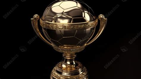 Shiny Gold Soccer Or Football Trophy Cup With Clipping Paths Isolated