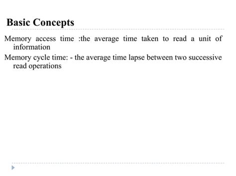 Computer Organization Memory