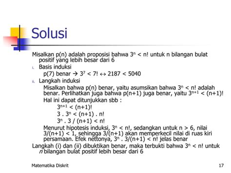 Materi MAtematika Kelas 11 Semster 2 Kurikulum 2013Induksi Matematika Ppt