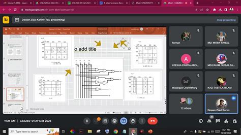 CSE260-01 29 October 2023 Online Class K-Map - YouTube