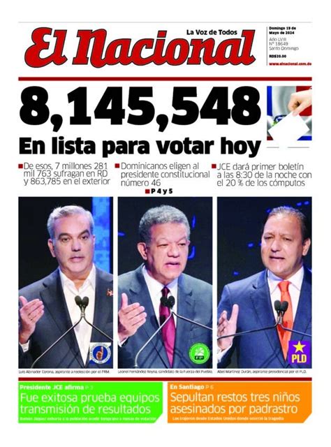 Impreso Domingo 19 Mayo 2024