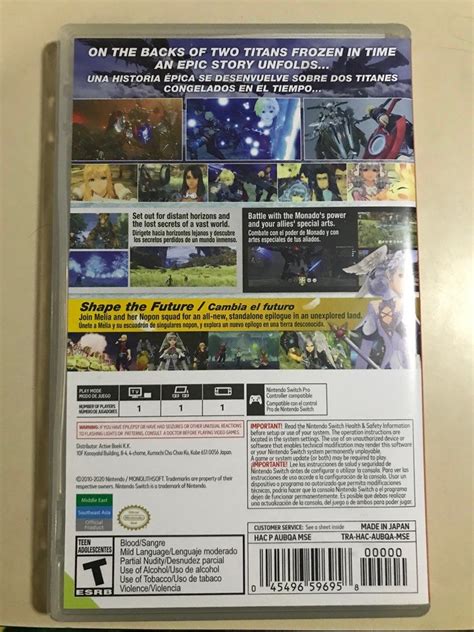 Xenoblade chronicles definitive edition, Video Gaming, Video Games ...