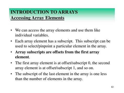 Ppt Chapter 8 Arrays Powerpoint Presentation Free Download Id497704