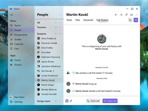 Microsoft Teams Redesign Concept On Behance