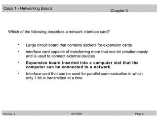 Q1 On Ch01 Introduction To Networking PPT