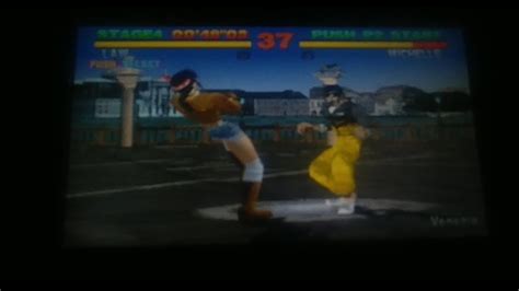 Tekken Psp Law Headlock Punch Throw On Michelle Ryona YouTube