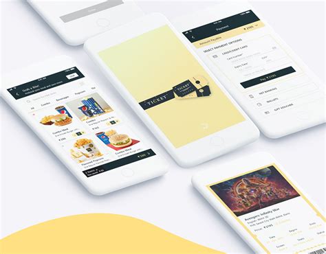 TICKET Movie Show Booking App UI UX Behance