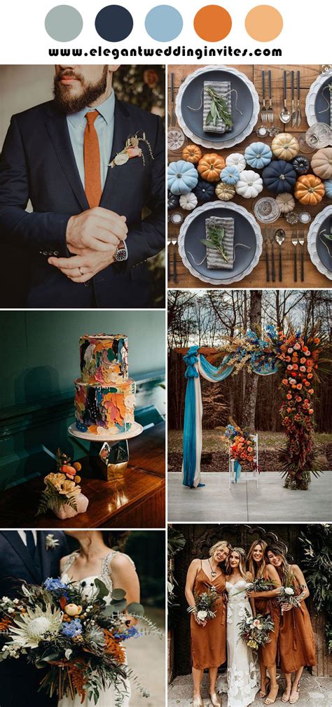 Trends For 2021 8 Different Rust Colored Wedding Palettes To Inspire