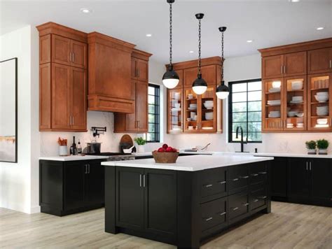 Dark Wood Kitchen Cabinets Designs