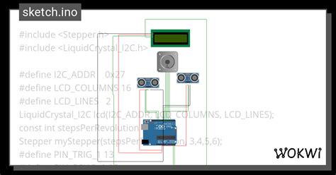 Pintu Otomatis Wokwi ESP32 STM32 Arduino Simulator